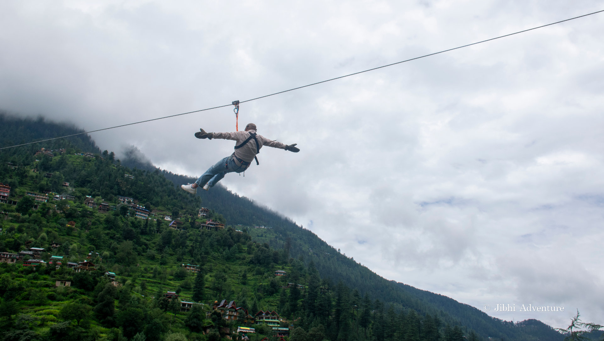 ZIP line at Jibhi - Jibhi Adventure